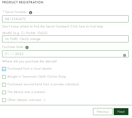 How to create a MY ACCOUNT, register my product, and change my address?